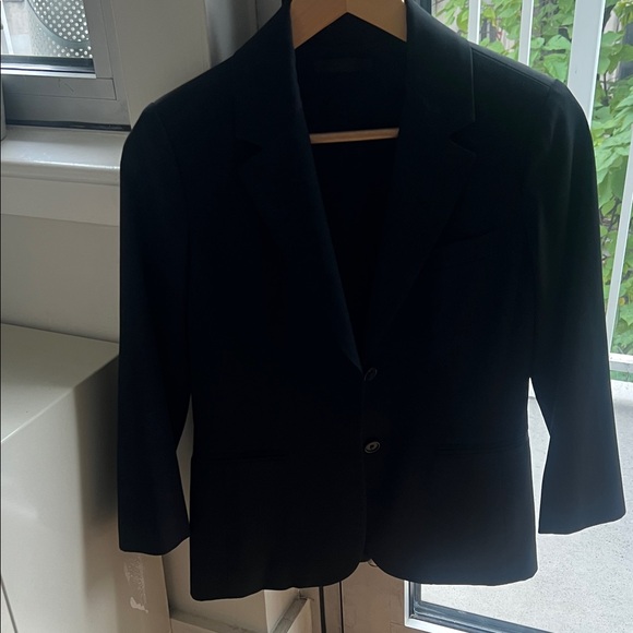 The Row | Jackets & Coats | The Row Midnight Black Jacket | Poshmark